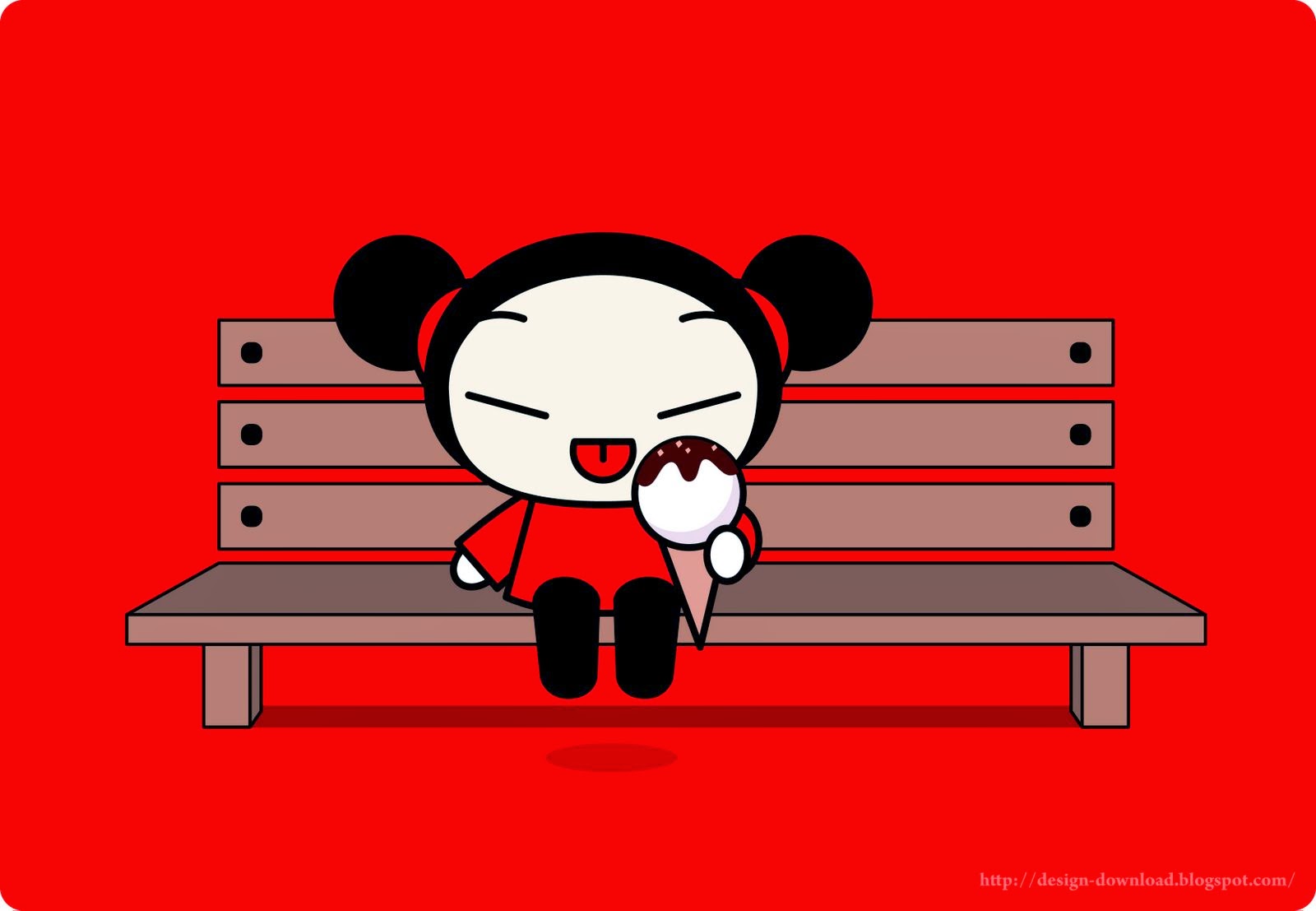 Pucca Eating Ice Cream. - Oh My Fiesta! for Geeks