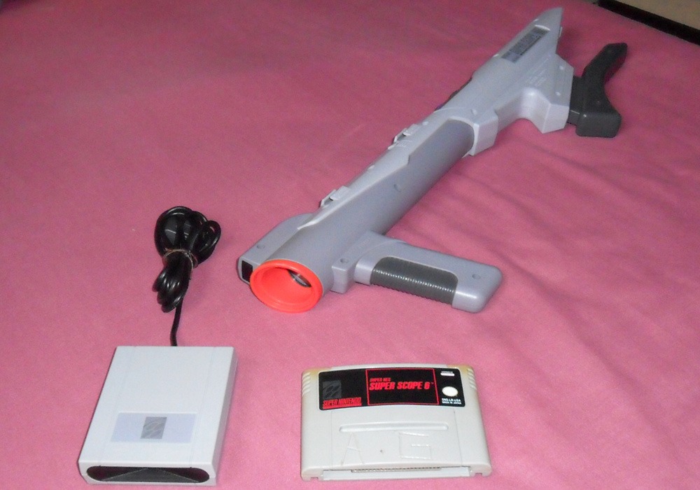 É da sua época?: [1990] Bazuca Super Scope 6 SNES Para Super Nintendo