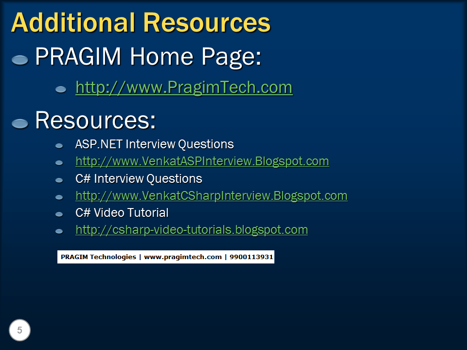 Sql Server Net And C Video Tutorial Part 5 Common Operators In C 1863