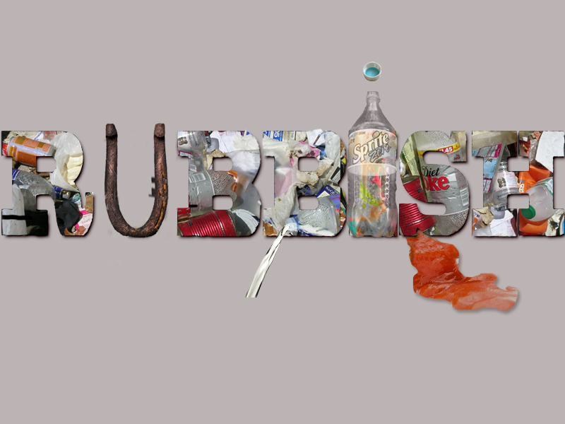 Gloabal Design: Rubbish font