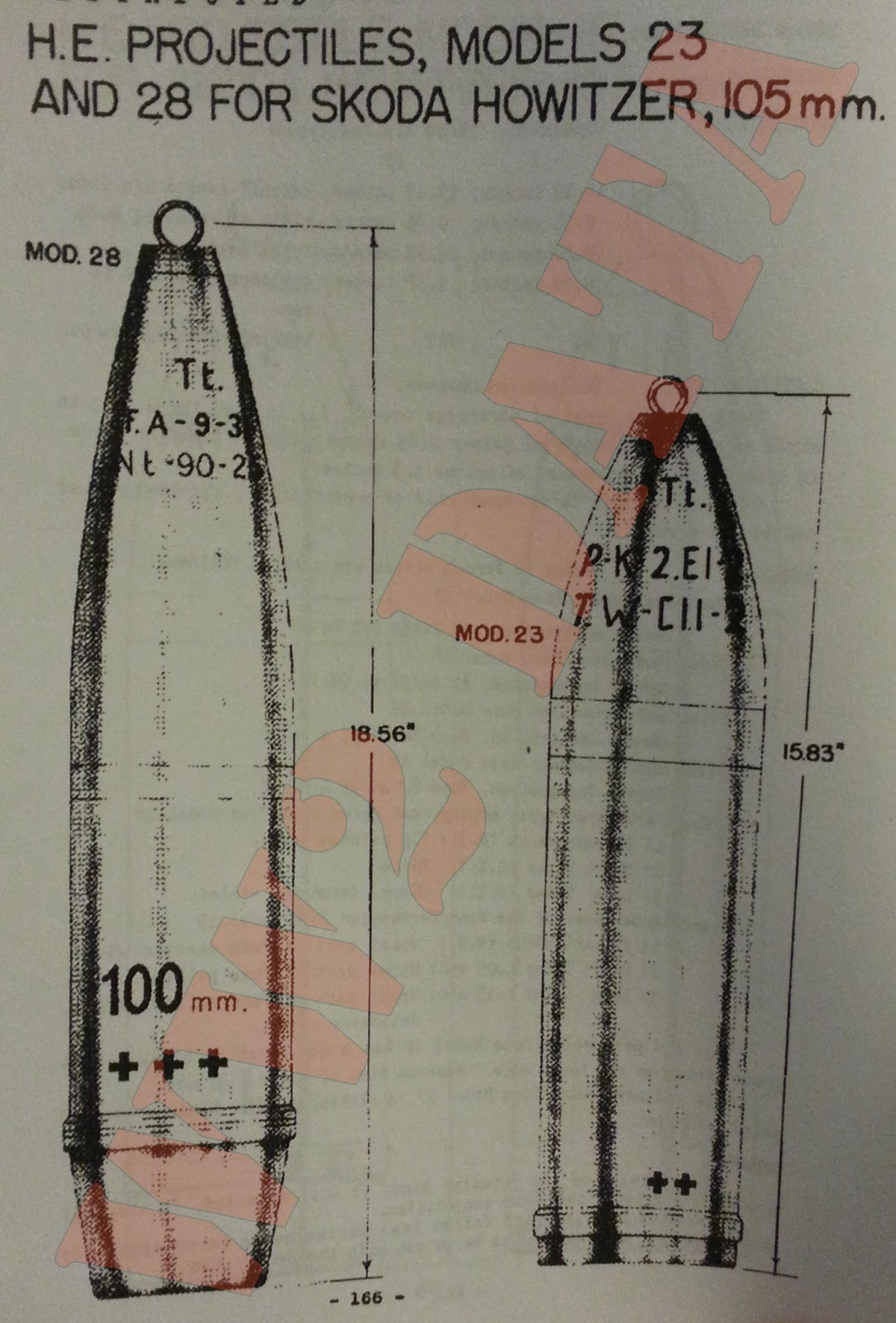 WW2 Equipment Data: German Projectiles - 105mm Projectiles Part 2