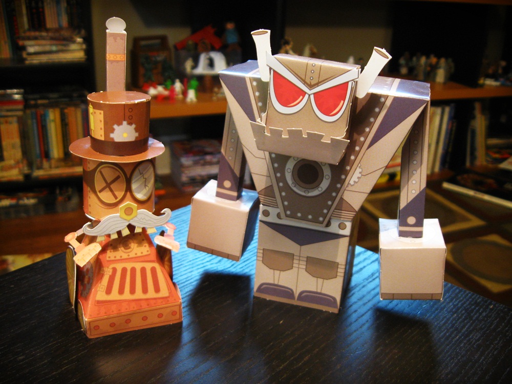 Lair of the Dork Horde: I'm Seriously Getting Into Paper Toys...