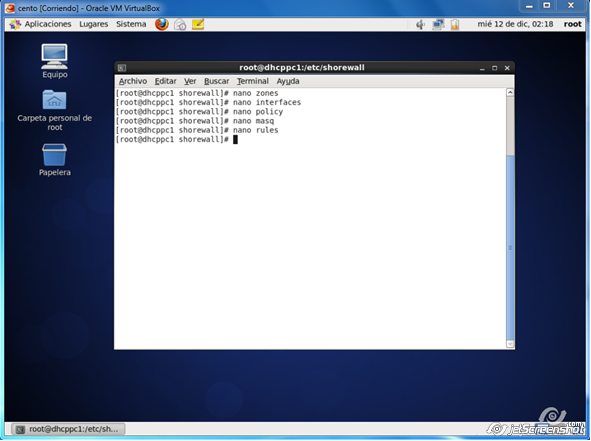 ° Soporte y Redes °: Firewall básico con Shorewall en CentOS