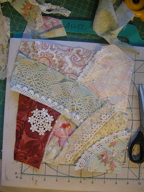 Allie's in Stitches: The Lace Quilt