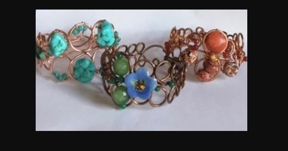 Wire Loop Bracelet Tutorial Uses Different Sized Round Mandrels / The ...