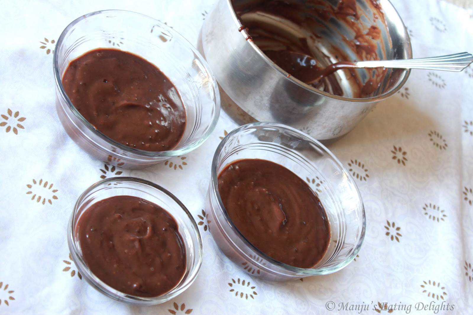 Manju's Eating Delights: Chocolate Pudding