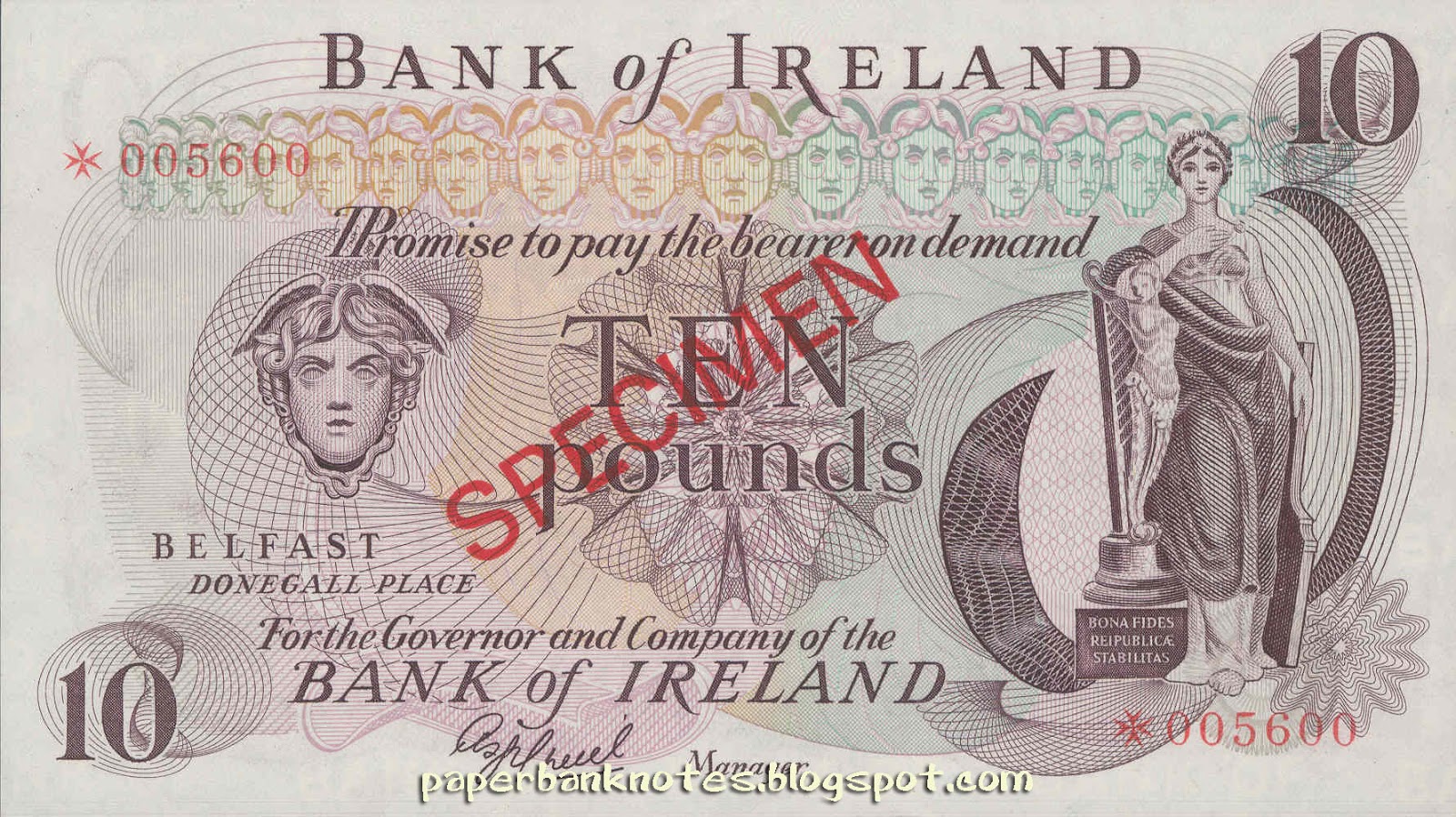 europe: Northern Ireland, Bank of Ireland - 1978 Franklin Mint ...
