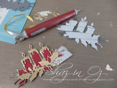 Calligraphy Cards - Shaz in Oz: Layering Dies - Memory Box Glowing ...