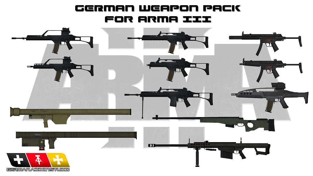 28 種類の武器など追加の Arma 3 用 German Weapon Pack アドオン | 弱者の日記^^ - Arma 3 MODと ...