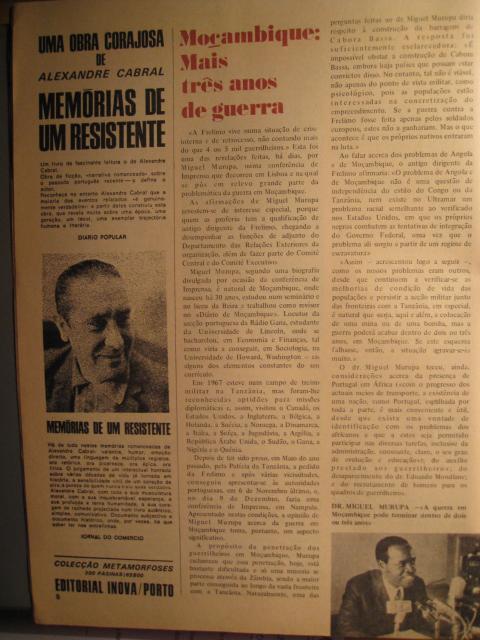 Livros Ultramar - Guerra Colonial: Moçambique - Revista 'VIDA MUNDIAL ...