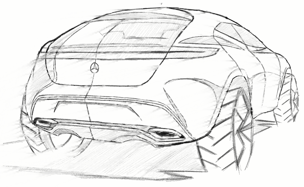 HOW TO DRAW MERCEDES G-CODE SUV