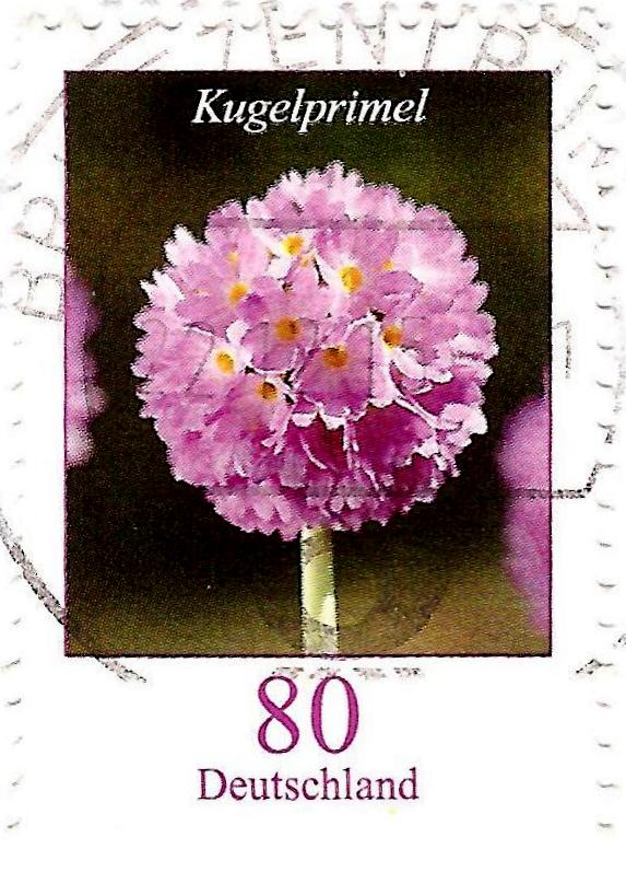 Villa Emilia (My Woodland Garden): Floral postage stamps from Germany