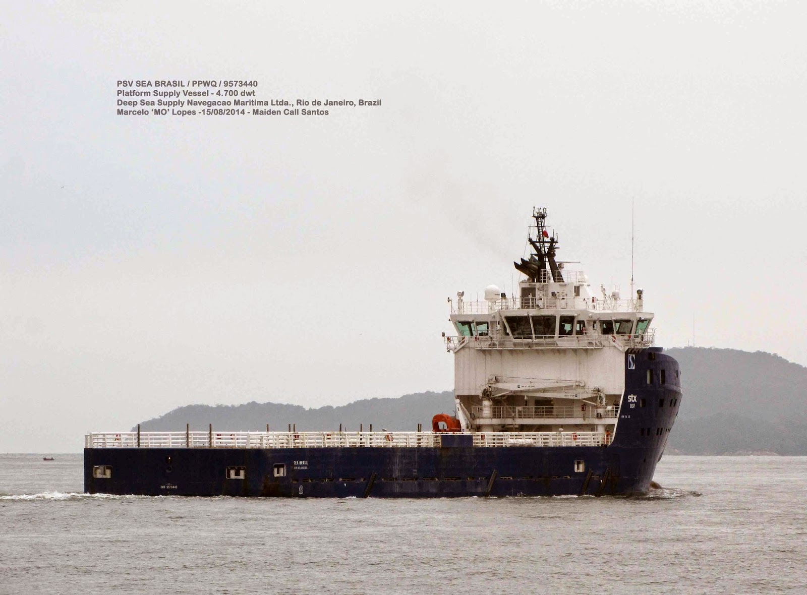 Santos Shiplovers: PSV Sea Brasil / PPWQ - Suspendendo do Saipem em sua ...