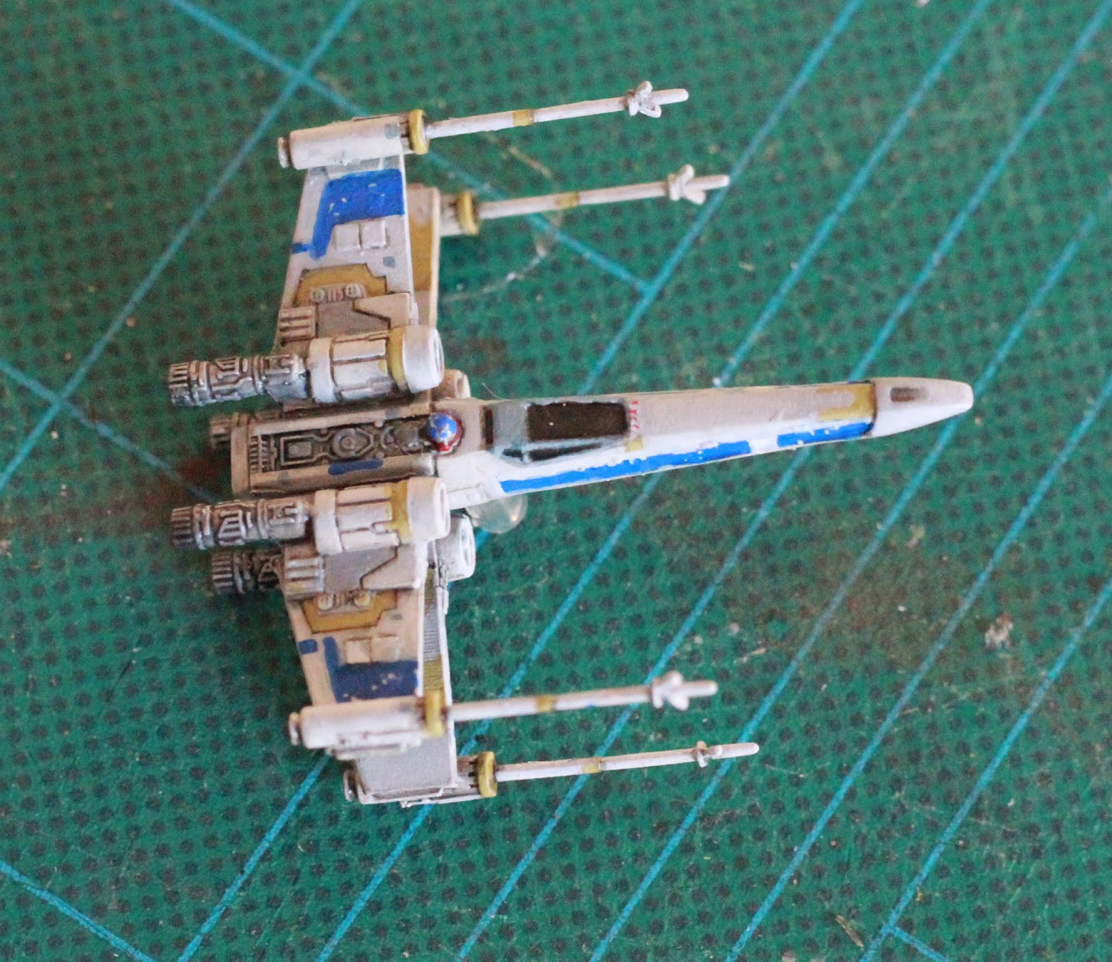 The Weasel's Page of Miniature Painting: X-Wing Blue Squadron Repaint