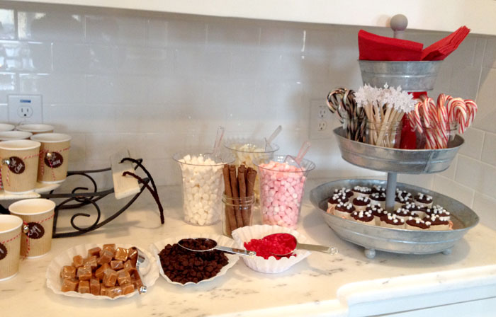 A Simple Hot Cocoa Bar | BellaGrey Designs