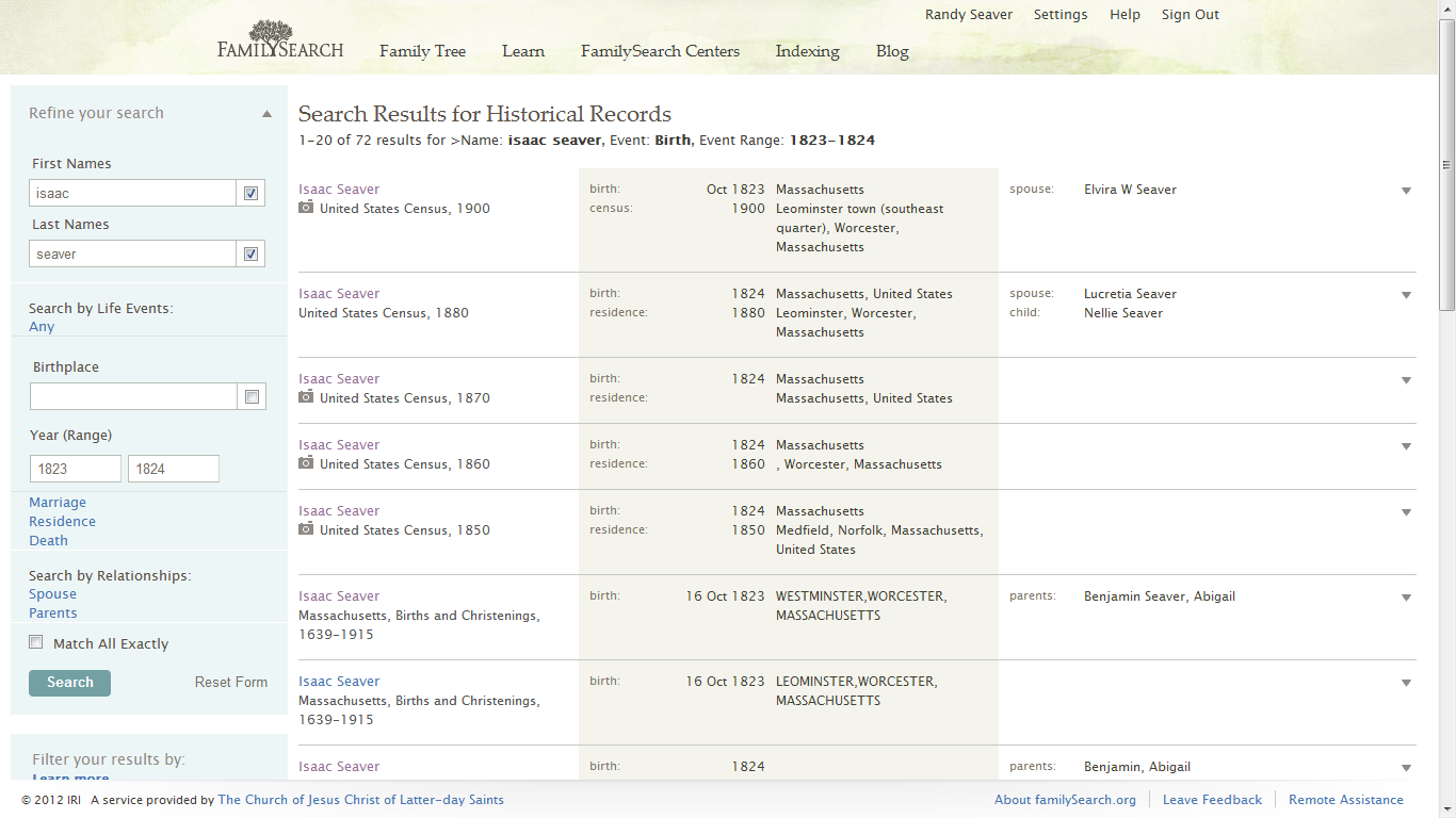 Genea-Musings: Checking Out "My Source Box" on FamilySearch.org