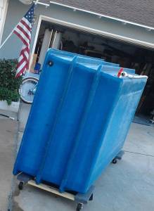 Giant Aquariums: 600 Gallon Koi Pond Blue Fiberglass Fish Stock Tank ...