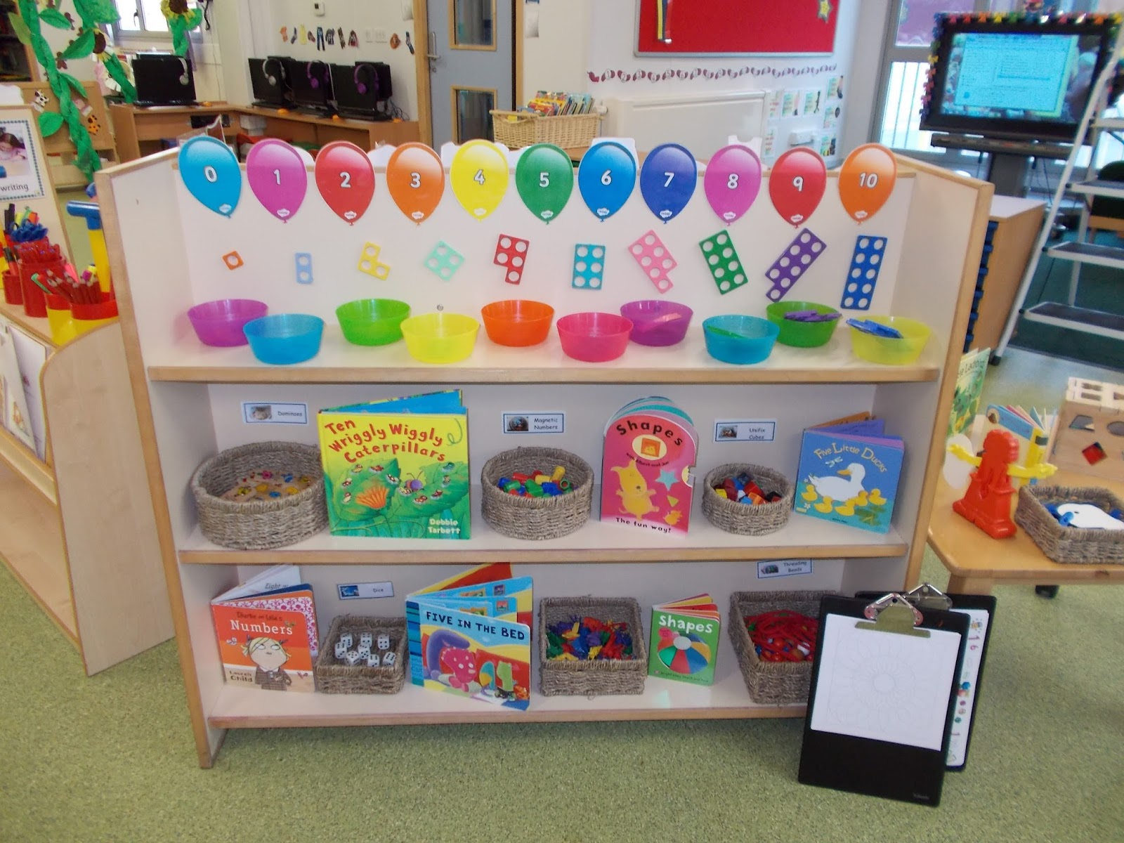 Maths Area | Kindergarten math activities, Preschool classroom layout ...