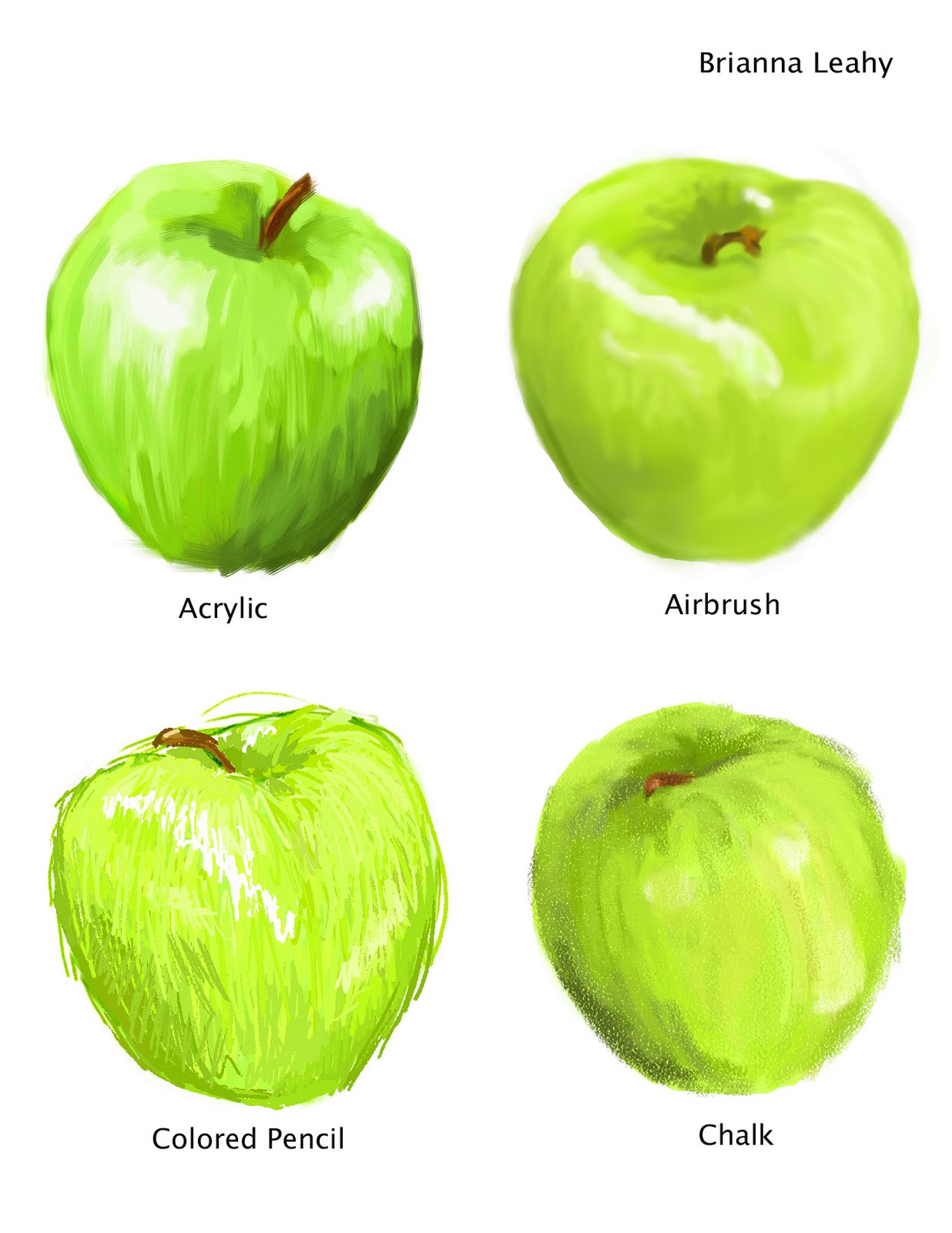 Art Adventures Blog: Apples: Getting used to Corel Painter 12