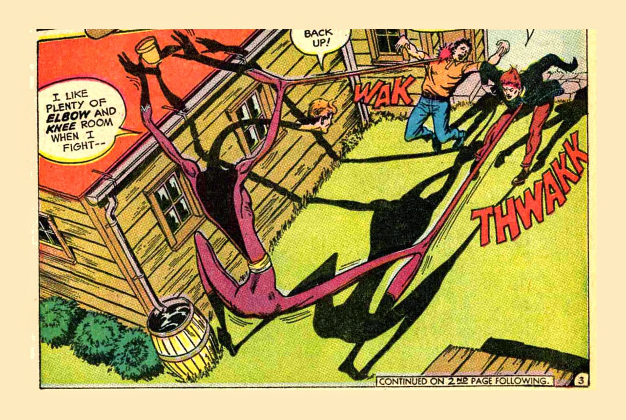 Gone & Forgotten: THE ELONGATED MAN'S GROSSEST STRETCHES