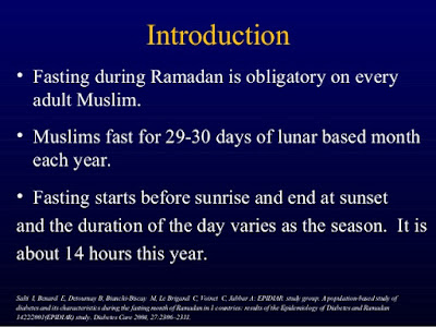 Introduction to Ramadan/Fasting ~ Tell Me About Islam