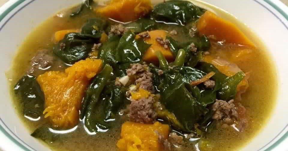 Giniling with Alugbati at Kalabasa