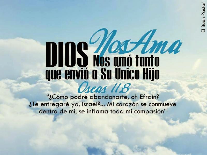 YO SOY EL BUEN PASTOR: Oseas 11:8