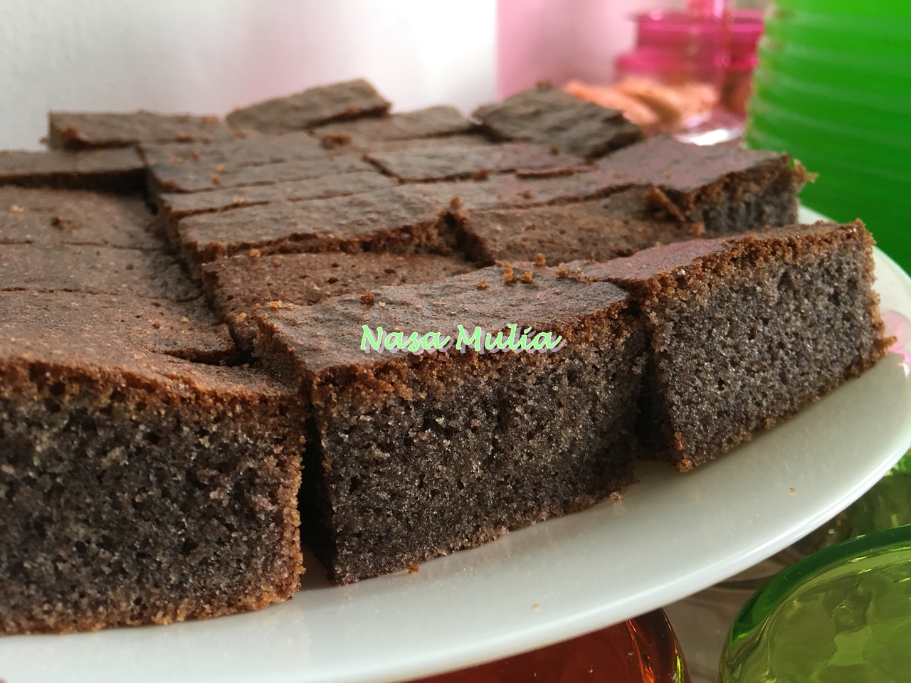 warna warni hidupku..............: Kek Ketan Hitam @ Kek Pulut Hitam.