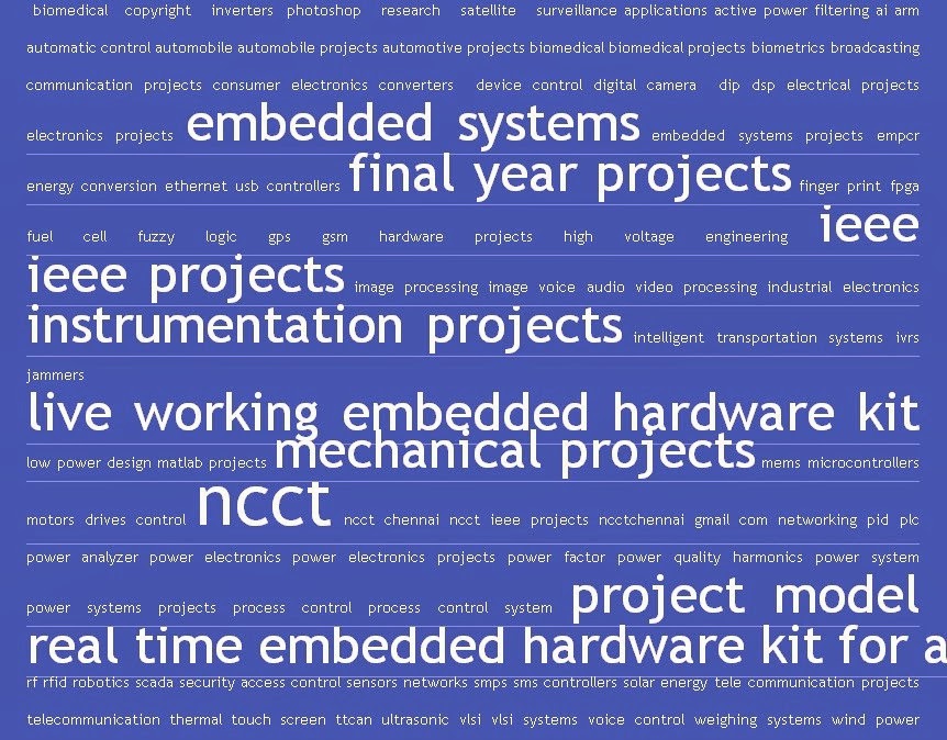 NCCT - PROJECT IMAGE GALLERY: NCCT Final Year Students Projects, IEEE ...