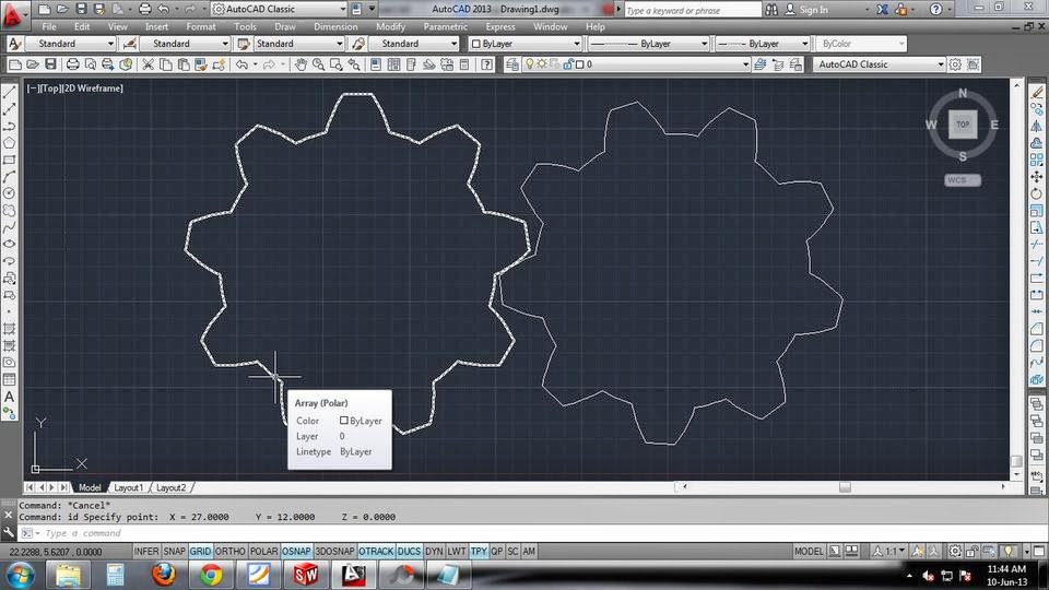 Terbaru terupdate 2013: MEMBUAT ANIMASI RODA GIGI BERPUTAR DENGAN AUTOCAD