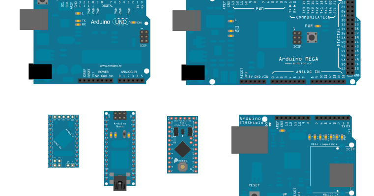Tentang Arduino : Perbedaan Arduino Uno , Mega , Nano , Pro Mini, Micro