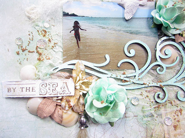 Blue Fern Studios: Three Beach themed Layouts with the Seaside Cottage ...