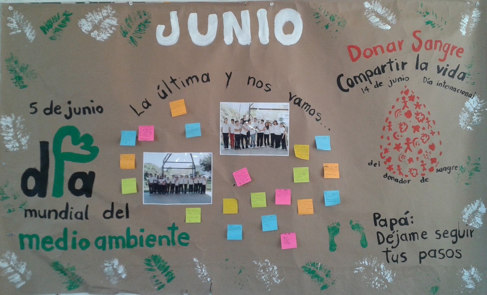 Escuela Primaria "Nicolás Bravo": Nuestro periódico mural de Junio
