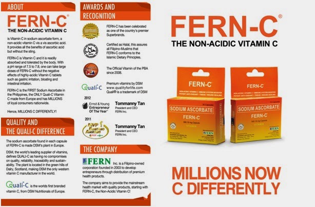 Above, under & beyond the rainbow: PR: Fern-C, The Non-Acidic Vitamin C