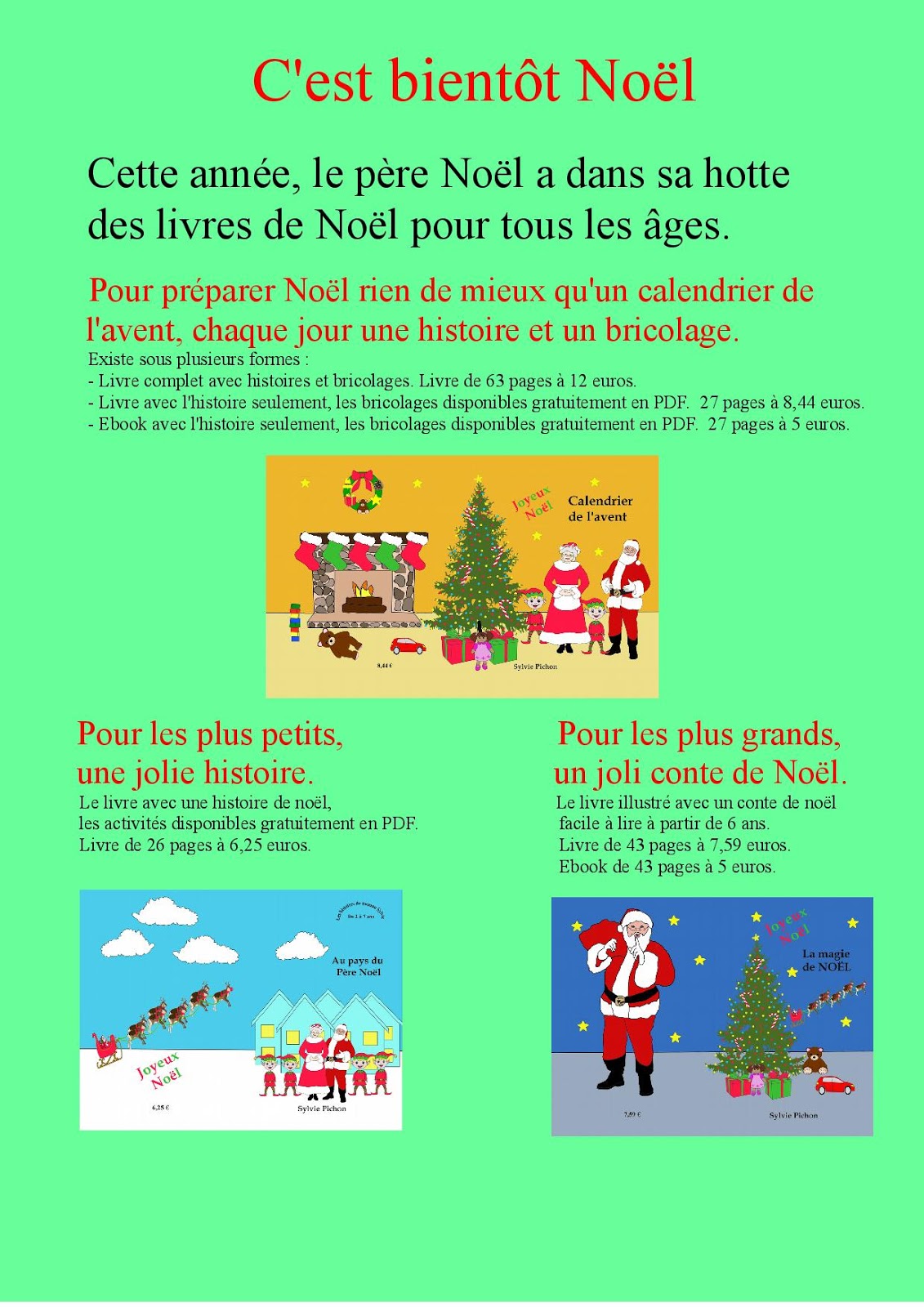 Les livrets de nounou Sylvie: C'est bientôt Noël