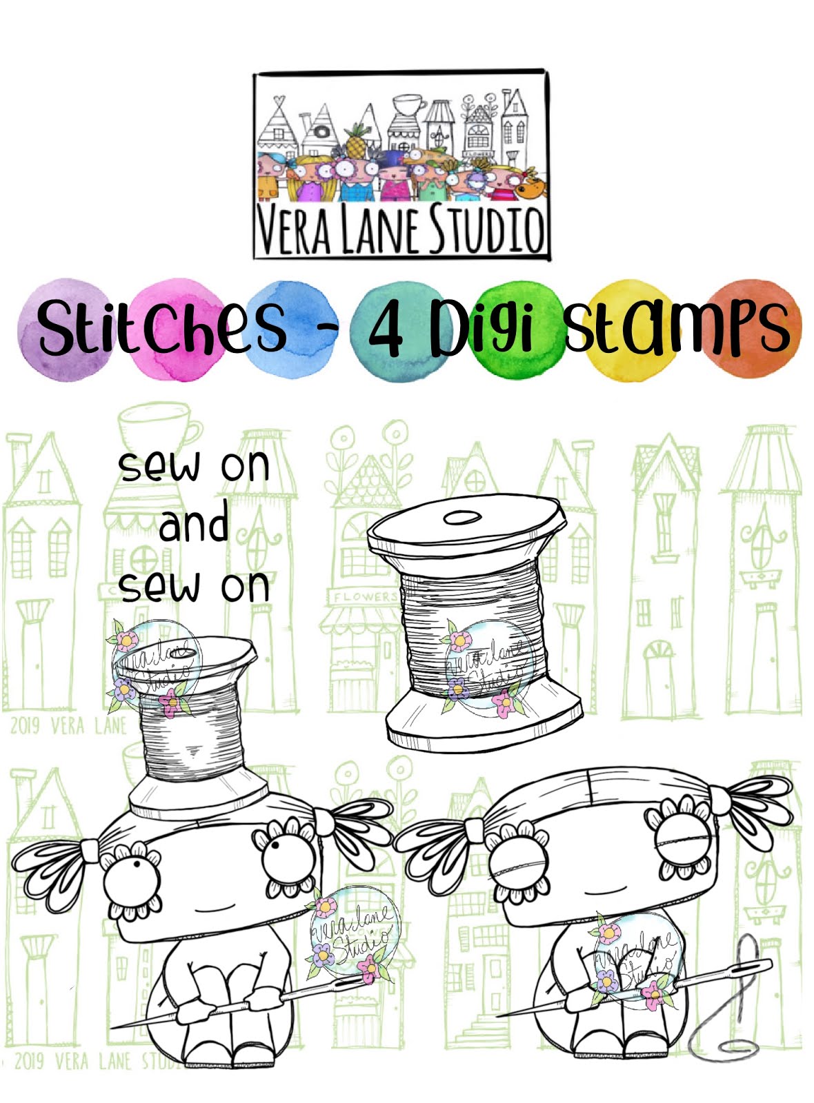 Craftilicious Creations: * Vera Lane Studio: Stitches