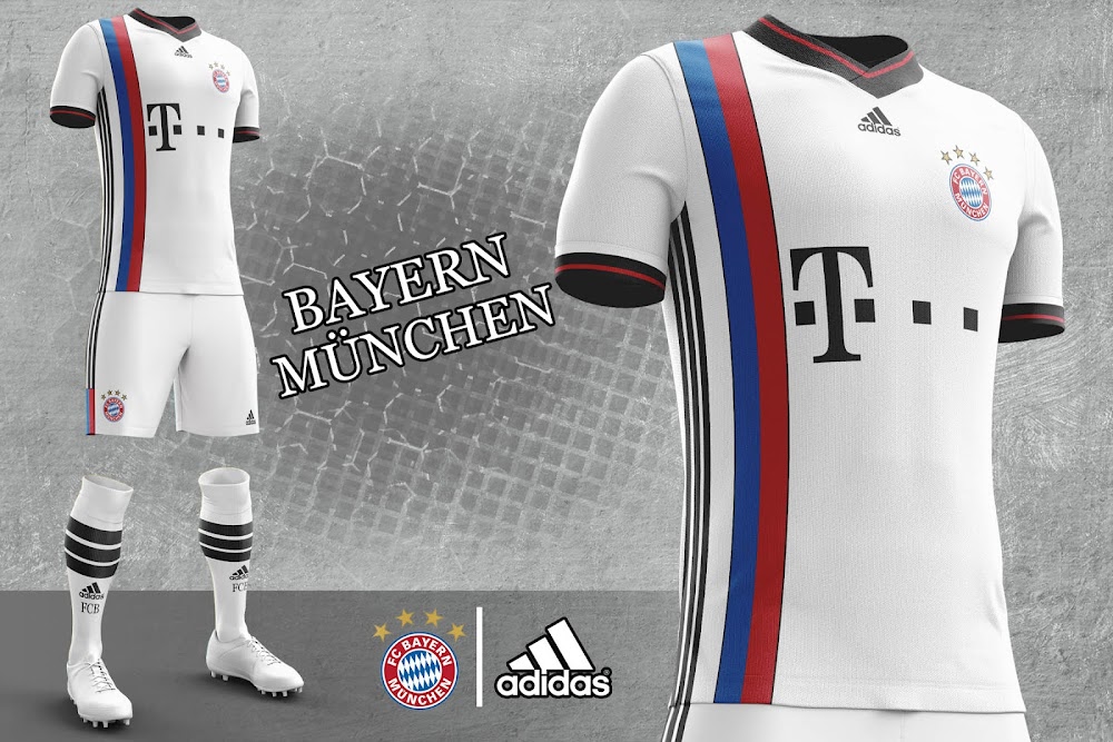 Bayern München 17-18 Home, Away and Third Kit Concepts by Mothman ...