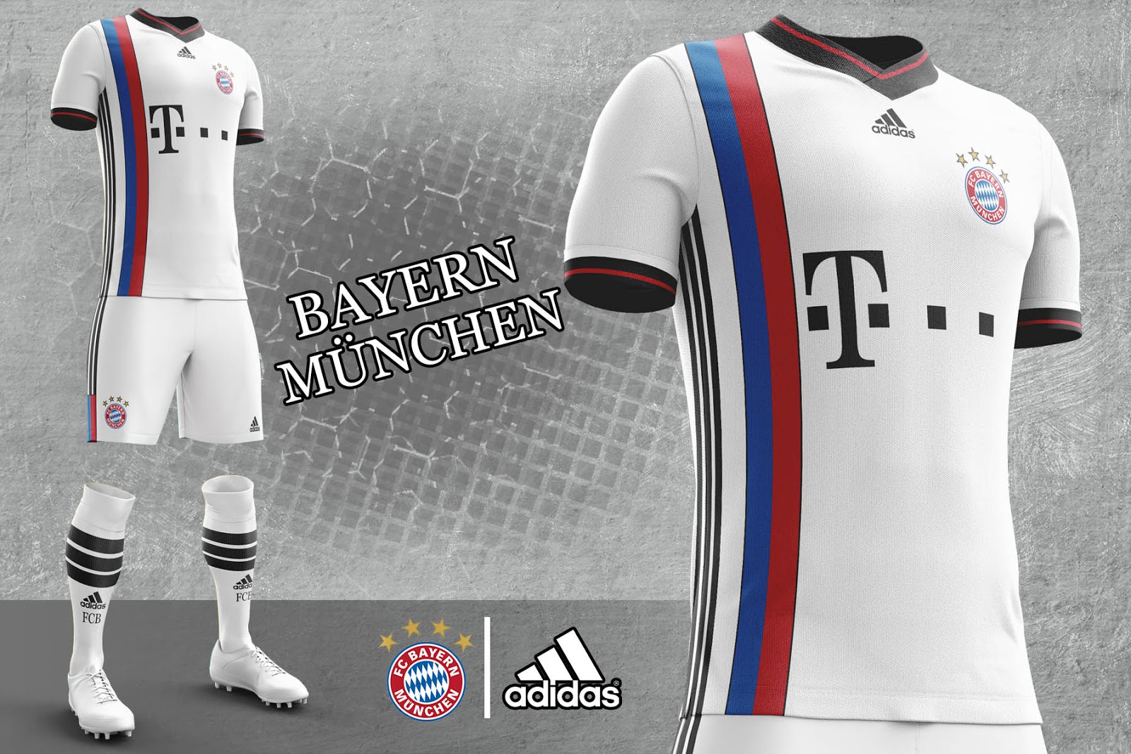 Bayern München 17-18 Home, Away and Third Kit Concepts by Mothman ...