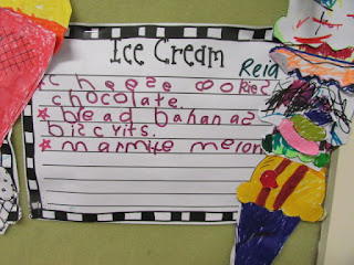 Mrs Bizzy's Class Blog: Alliteration Ice Cream Flavours