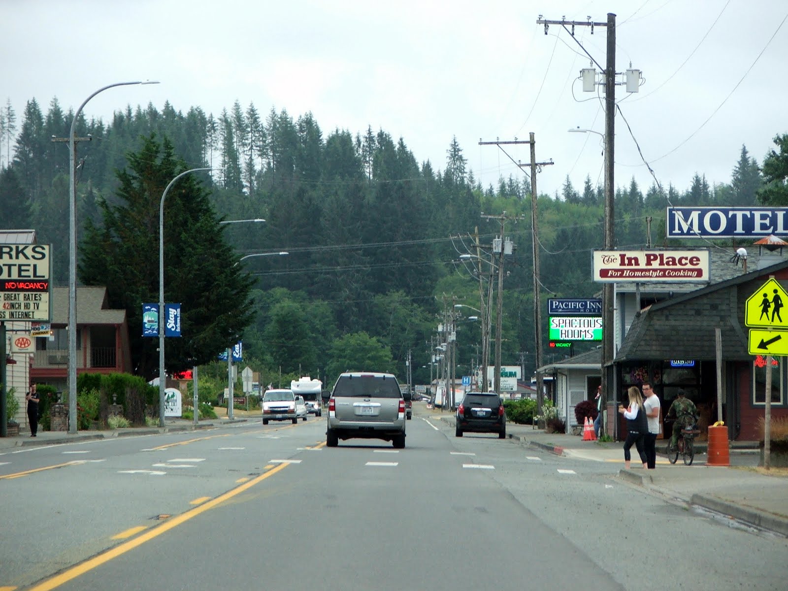 Bob and Linda's RV Travels: Downtowm Forks WA 2017
