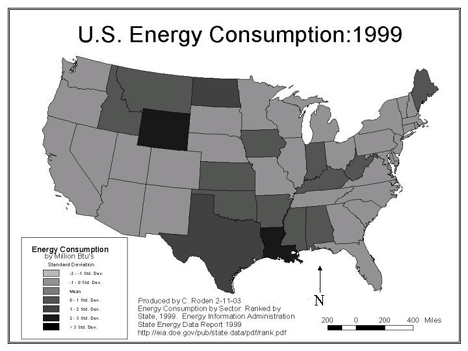 Map Analysis: Standardized Choropleth Map