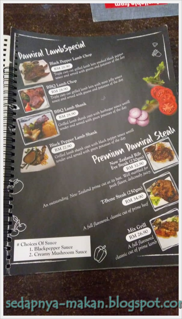 MaKaN JiKa SeDaP: Makanan Barat ( western Food) di Damiral's Grill ...