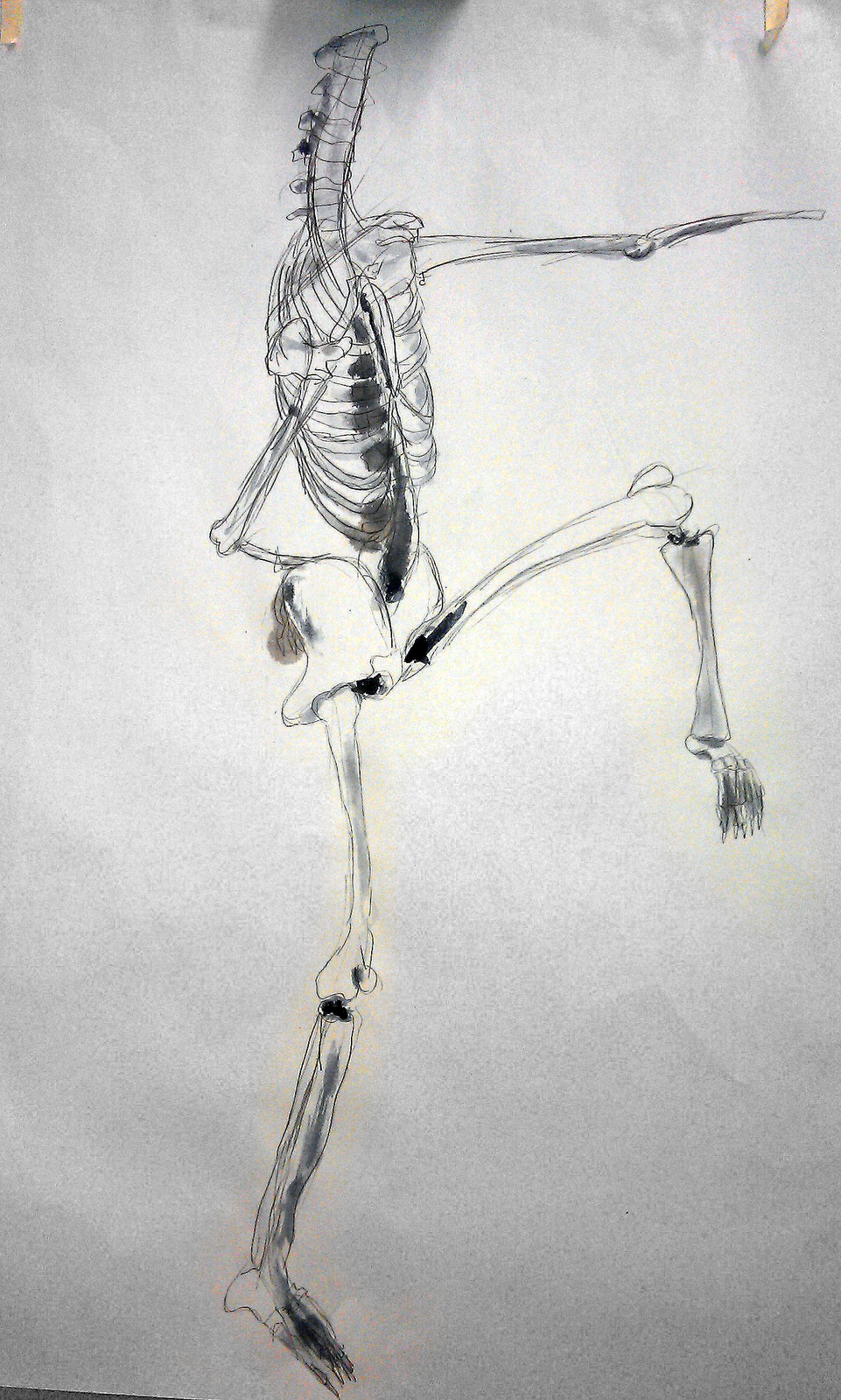 Artwork of Edmund Aubrey: Life Drawing Lesson 4 - Mixed Media