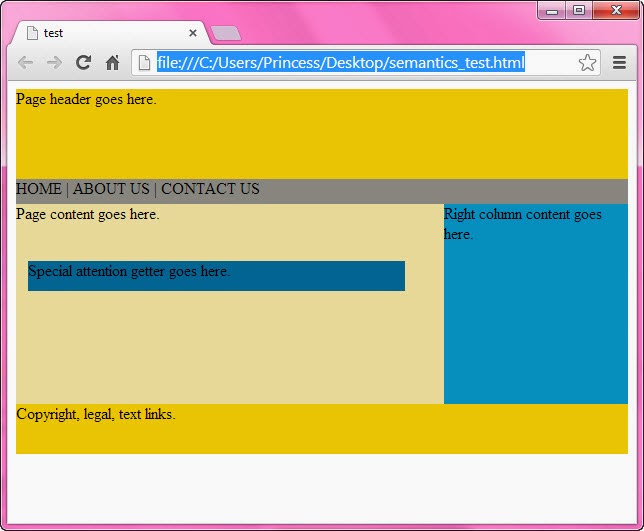 Digital Zen: Formatting HTML 5 Semantic tags with CSS 3