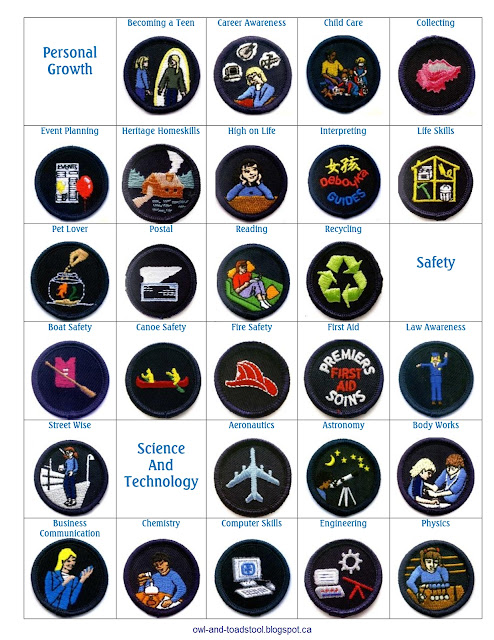 Owl & Toadstool: GGC Guide Badges