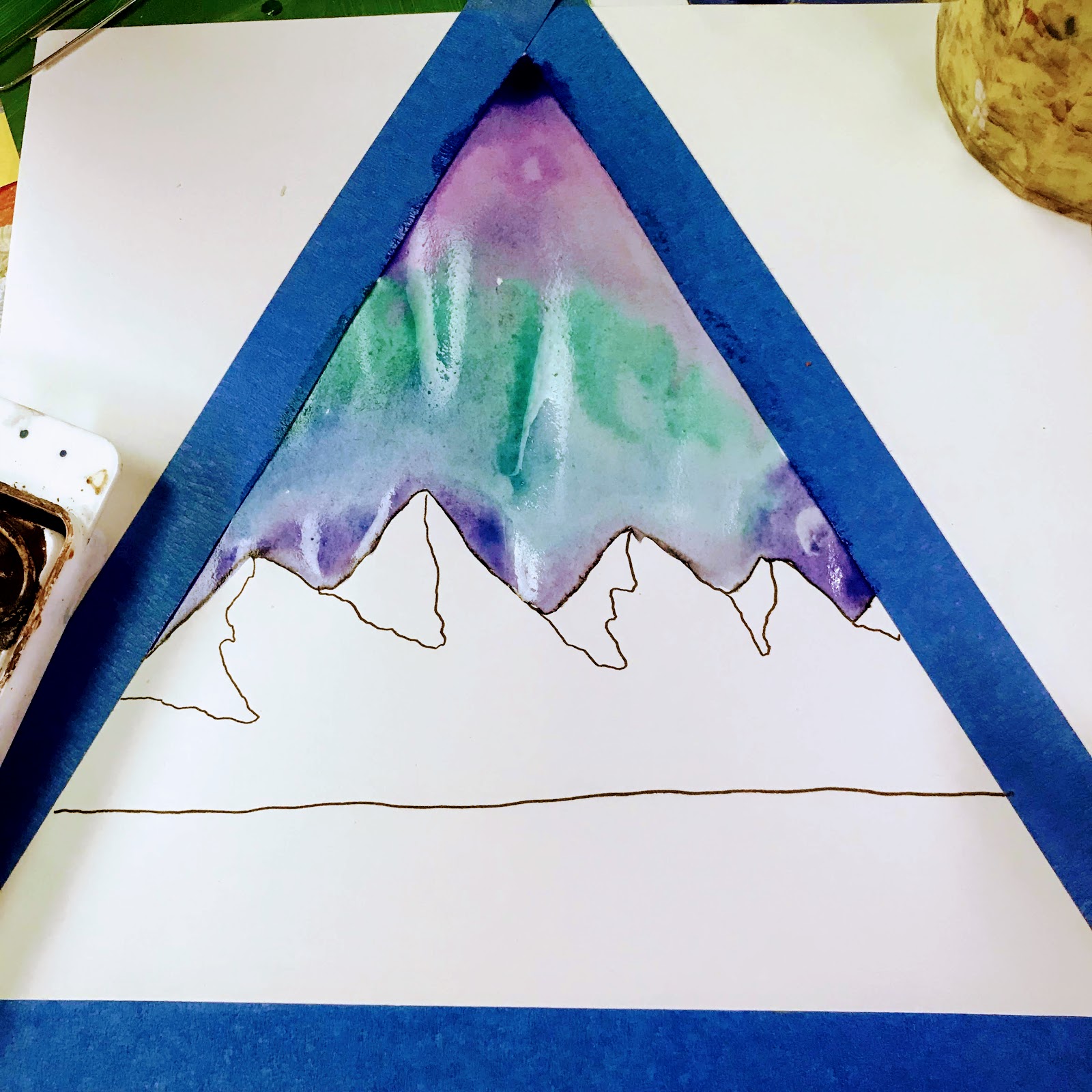 Elements of the Art Room: 4th & 5th grade Jen Aranyi inspired Winter ...