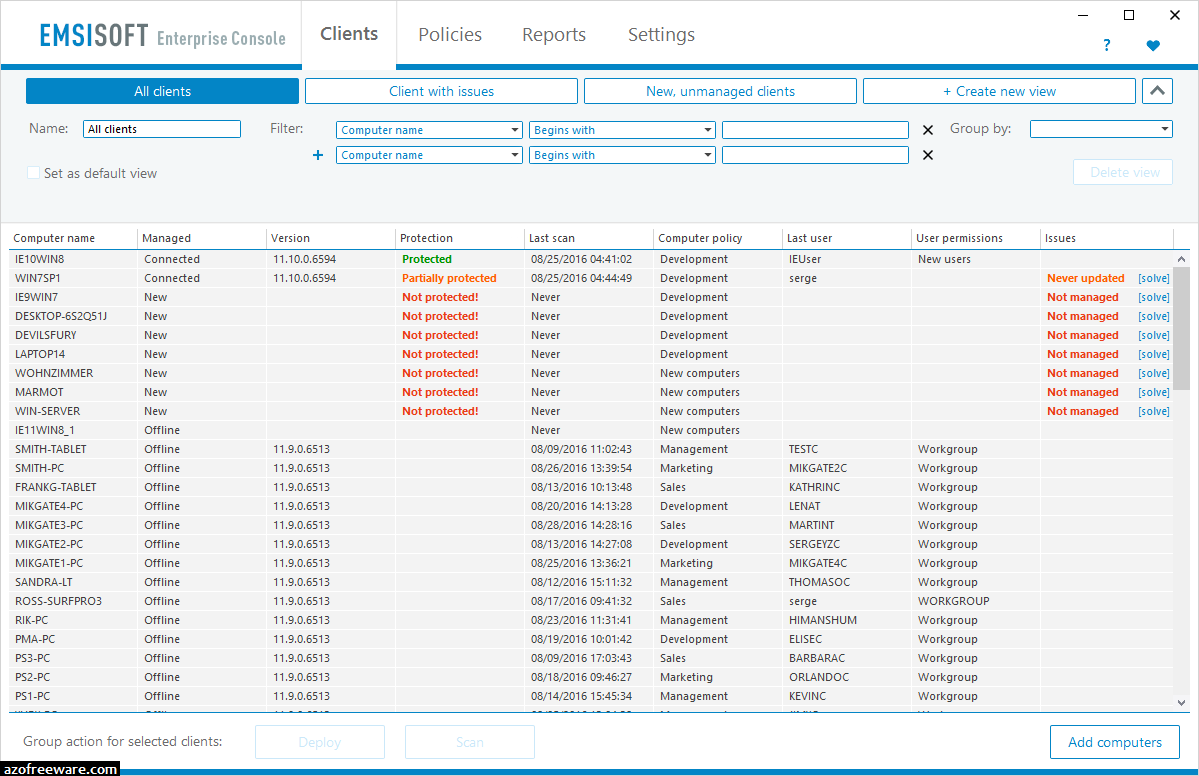 Emsisoft Enterprise Console 2019.3.0.3456 - Emsisoft Anti-Malware的中控軟體 ...