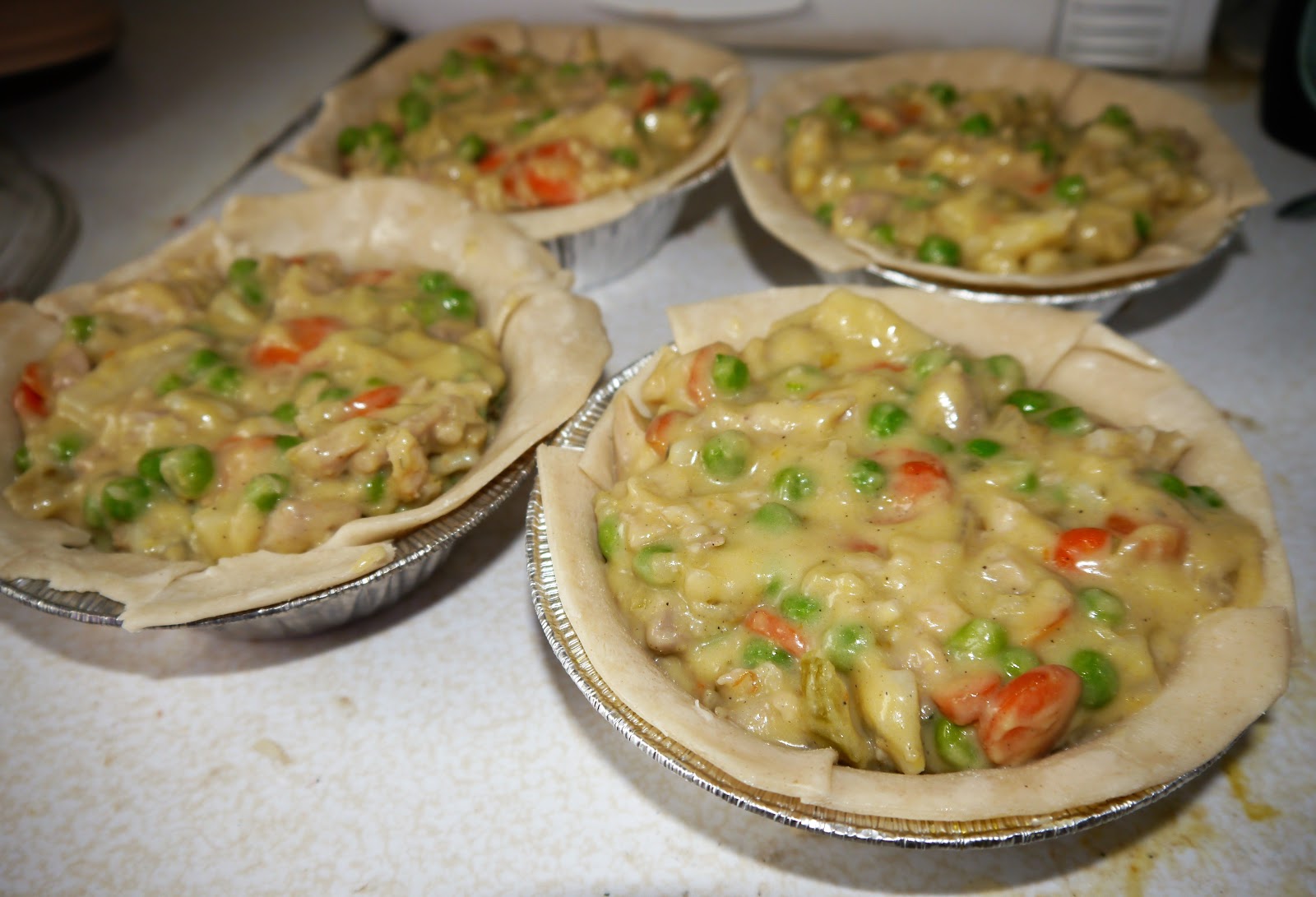 Suzy Homefaker: Home made Pot Pie with Love on Valentines Day