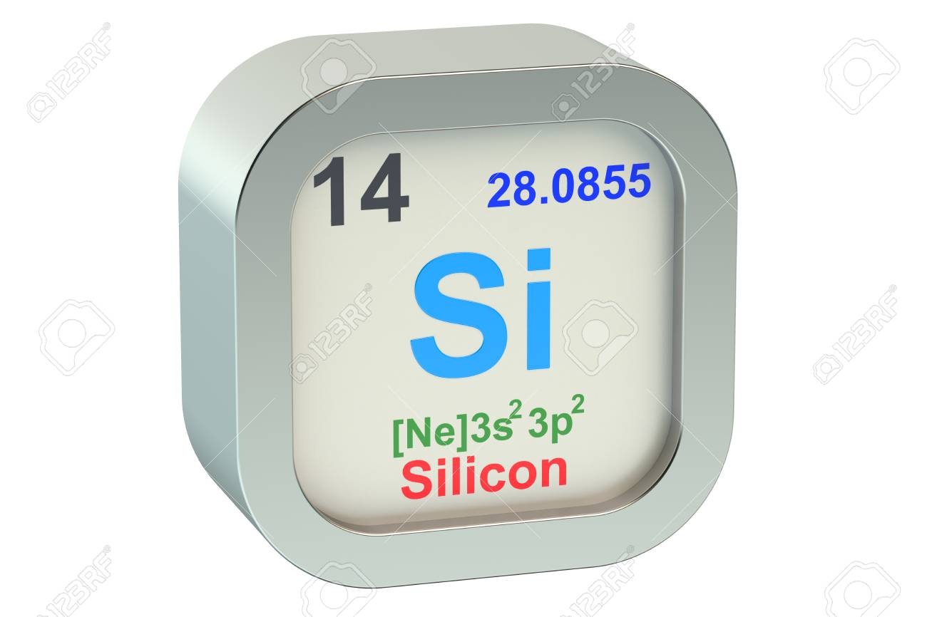 Heraldry of Life: 14.SILICON - ART with Si-chemical element symbols