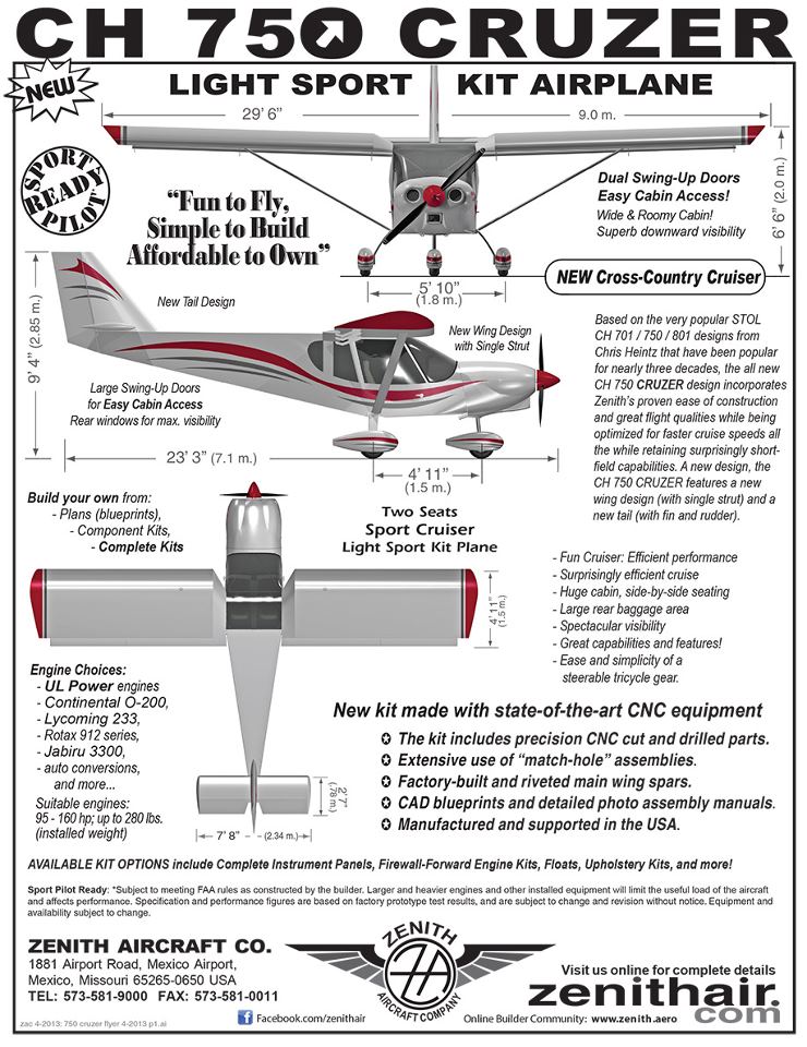 Armagedón it: Zenith STOL CH 750 Cruzer_